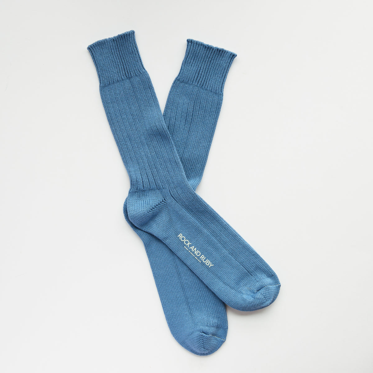 Cornflower Russell Cotton Socks – Rock and Ruby